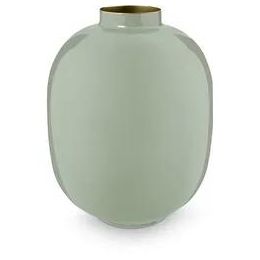 Dekovase PIP Studio "Vase", grün, B:25cm H:32cm T:25cm Ø:25cm, Metall, Vasen