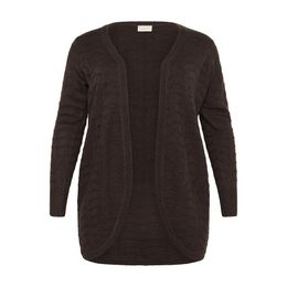 Kaffe Curve Knit Cardigan 'KCemana' female Brown size XL
