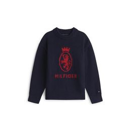 Tommy Hilfiger Pullover Jungen Größe 128 navy / rubinrot