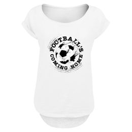F4NT4STIC Shirt 'Football's Coming Home' female White size XXXL