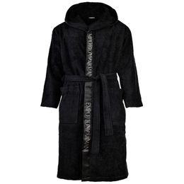 Emporio Armani Long Bathrobe male Black size L