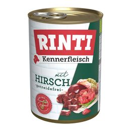 Rinti Kennerfleisch mit Hirsch 12x400g