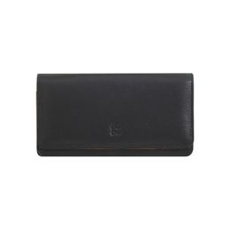DuDu Geldbörse RFID Leder 17,5 cm in black pop | Gr.: onesize