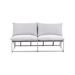 Beliani Gartensofa PICO in Grau - (W) 160 x (H) 88 x (L) 88 cm | Gr.: onesize