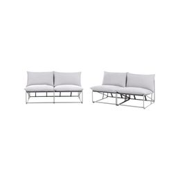Beliani 3-tlg Lounge Set PICO in Grau | Gr.: onesize