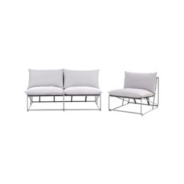 Beliani 2-tlg Lounge Set PICO in Grau | Gr.: onesize