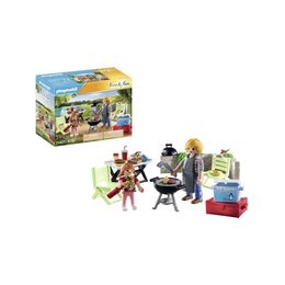 Playmobil Family Fun 71427 Gemeinsames Grillen Camping mit Grill 4+ | Gr.: onesize