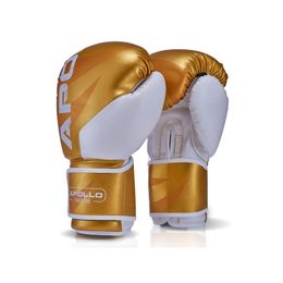Apollo Boxhandschuhe Männer " Champion Thai Box Handschuhe " in Gold | Gr.: onesize