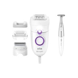 Braun Epilierer "Silk-épil 5-825P 3D All-In-One" in Weiß/Lila | Gr.: onesize