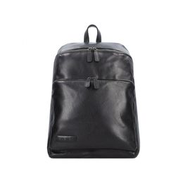 Plevier Rock Amaril Business-Rucksack Leder 43 cm Laptopfach in schwarz | Gr.: onesize