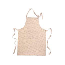 IB Laursen Schürze VALENTIN Natur mit Roten Herzen | Gr.: onesize