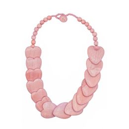 Collezione Alessandro Kurze Kette " Warmherz " in rosa | Gr.: onesize