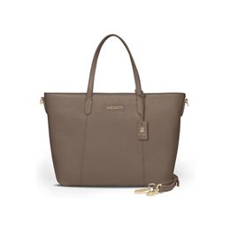 Lazarotti Bologna Leather Shopper Tasche Leder 31 cm in taupe | Gr.: onesize
