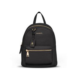 Lazarotti Bologna Leather City Rucksack Leder 27 cm in black | Gr.: onesize