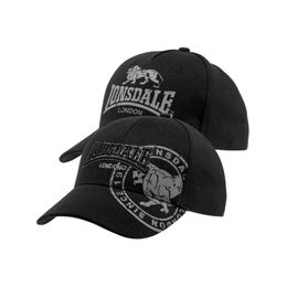Lonsdale Cap "Leiston" in Schwarz | Gr.: onesize