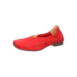 Think! Leder-Ballerinas in Rot | Gr.: 36