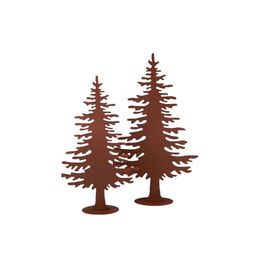 UNUS Weihnachtsbaum im Rostdesign in Braun | Gr.: onesize