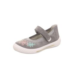 Superfit Leder-Ballerina "Tensy" in Hellgrau | Gr.: 30