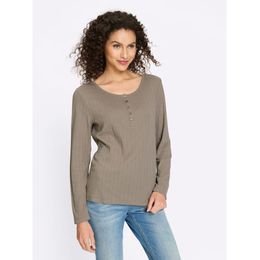 Heine Shirt in taupe | Gr.: 38
