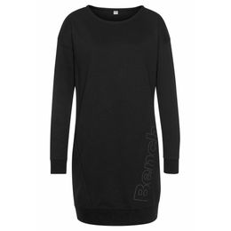 Bench Sweatkleid in schwarz-wei&szlig; | Gr.: 32/34