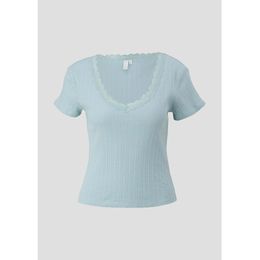 QS T-Shirt in 6103_helles türkis | Gr.: M