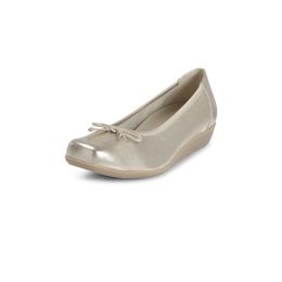 vitaform Hirschleder Ballerinas in gold | Gr.: 41