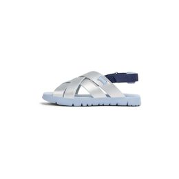 Camper Sandalen in Silber/ Hellblau | Gr.: 31
