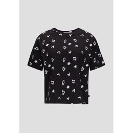 QS T-Shirt in 99A1_schwarz | Gr.: XS
