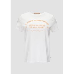 QS T-Shirt in 01D0_weiß | Gr.: XS