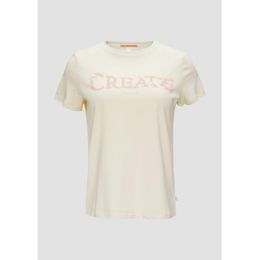 QS T-Shirt in 05D1_creme | Gr.: L