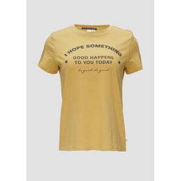 QS T-Shirt in 16D0_goldgelb | Gr.: XS