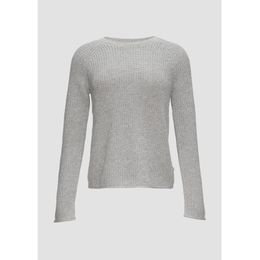 QS Strickpullover in 9400_grau meliert | Gr.: L