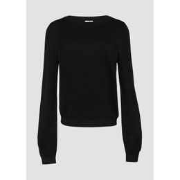 QS Strickpullover in 9999_schwarz | Gr.: S