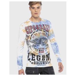 Cipo & Baxx Cipo & Baxx Sweatshirts in ORANGE-BLUE | Gr.: XXL