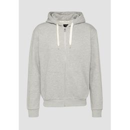 QS Sweatshirt Jacke in 9400_grau meliert | Gr.: XL