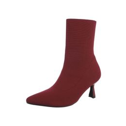 Ital-Design High Heel in Weinrot | Gr.: 39