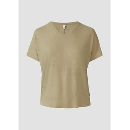 QS T-Shirt in 7803_helles olivgr&uuml;n | Gr.: 48