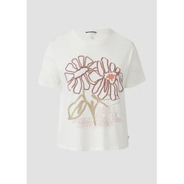 QS T-Shirt in 02D0_creme | Gr.: 44