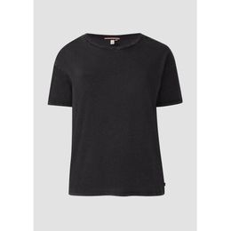 QS T-Shirt in 99D0_schwarz | Gr.: 48