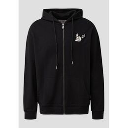 QS Sweatshirt Jacke in 99L0_schwarz | Gr.: XL