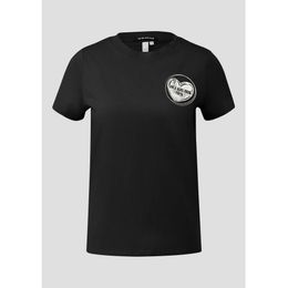 QS T-Shirt in 99D0_schwarz | Gr.: XS