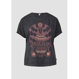 QS T-Shirt in 99D0_schwarz | Gr.: 46