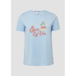 QS T-Shirt in 50D2_hellblau | Gr.: 44