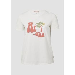 QS T-Shirt in 02D0_ecru | Gr.: 50
