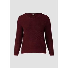 QS Strickpullover in 39W0_bordeaux | Gr.: 48