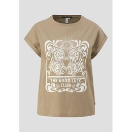 QS T-Shirt in 78D0_helles olivgr&uuml;n | Gr.: M