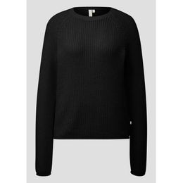 QS Strickpullover in 99W0_schwarz | Gr.: XS