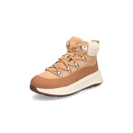 fitflop Schnürboot F-MODE TE in Sand Braun | Gr.: 39