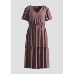 QS Kleid in 4438_aubergine | Gr.: 34