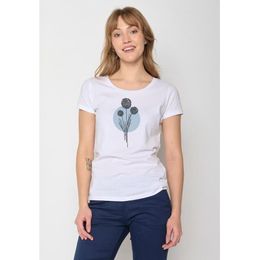 Greenbomb T-Shirt Nature Allium in Weiß | Gr.: XL